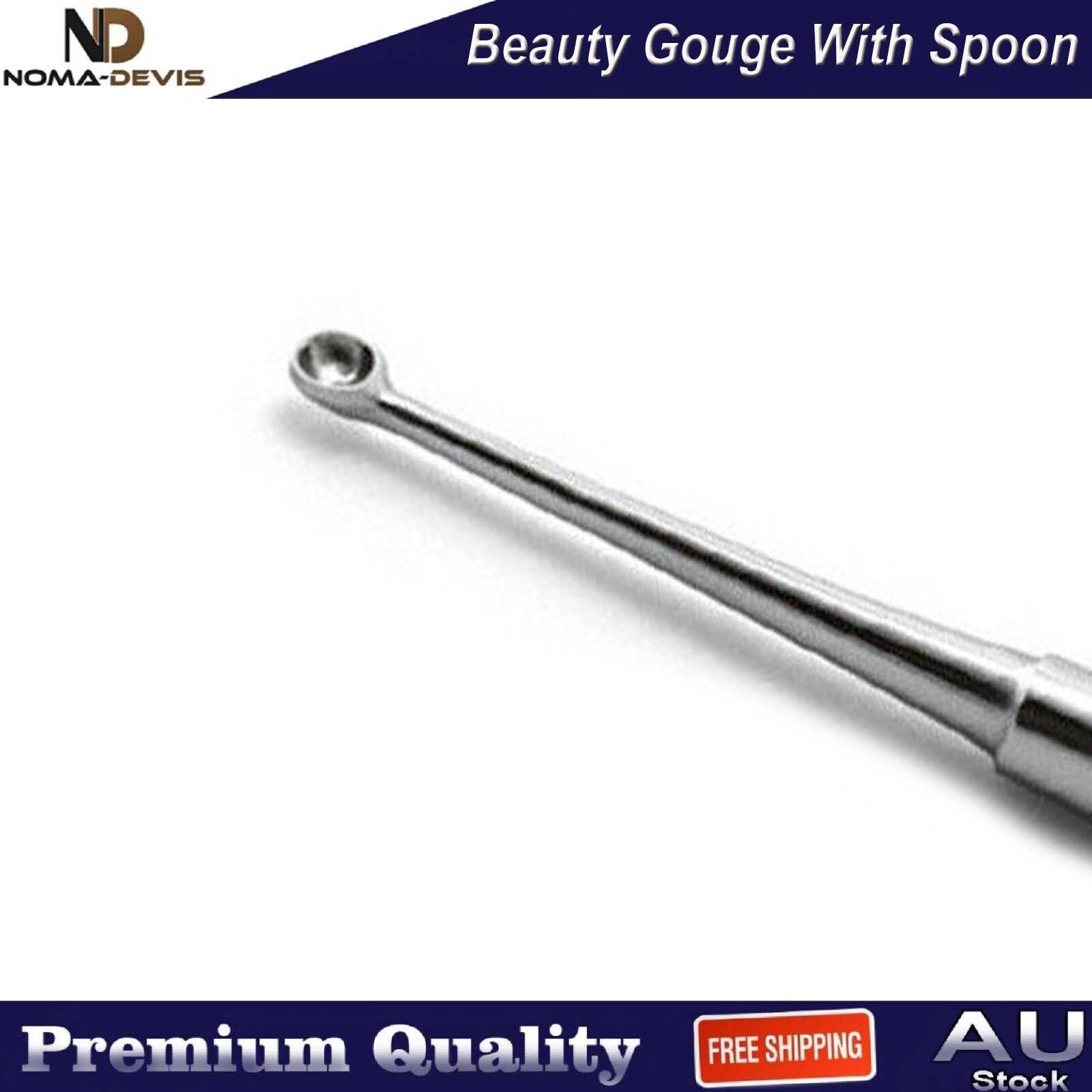 Beauty Gouge with Spoon Nails Art Tools Removing Residue Skin Manicure ...