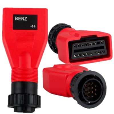 A.U.T.E.l Mercedes Benz 14Pin Connector Work For MaxiSys MS908 / MS908P ...