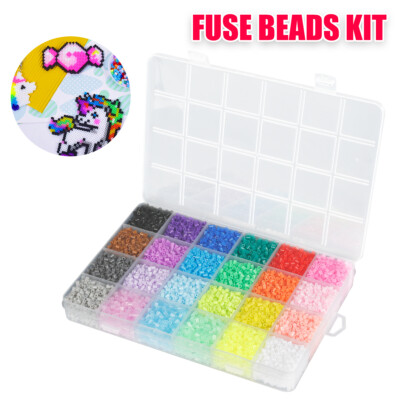 24 Colors 26mm Fuse Bead Set 15000-16000Pcs Refill Beads Crafting ...