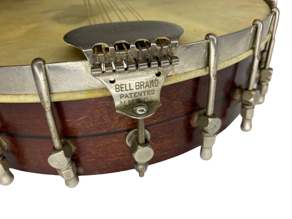 Antique 1920’s Bell Brand 8 String Banjolin Banjo Mandolin with Case | eBay