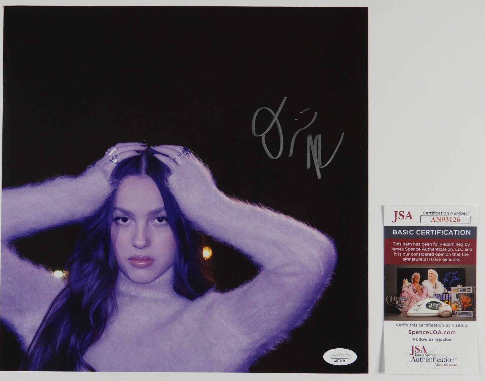 Olivia Rodrigo JSA Signed Autograph Album Insert Guts Vinyl | eBay