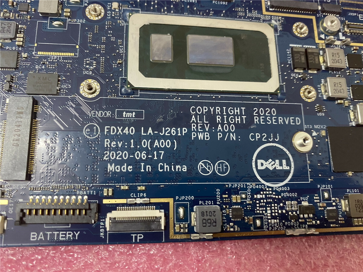 Dell Latitude 7410 Motherboard I5-10310u Srgkx 8gb RAM Uma La-j261p ...