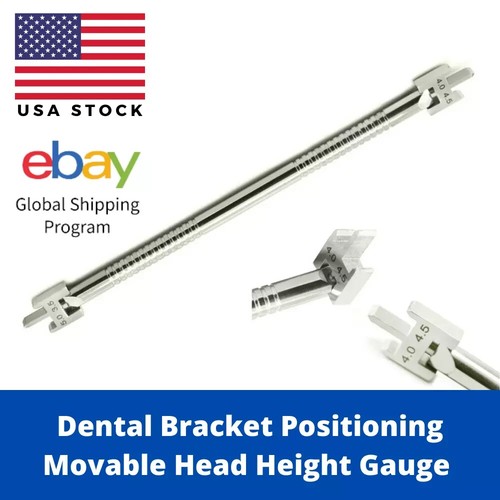New Dental Bracket Positioning Movable Head Height Gauge Orthodontic ...