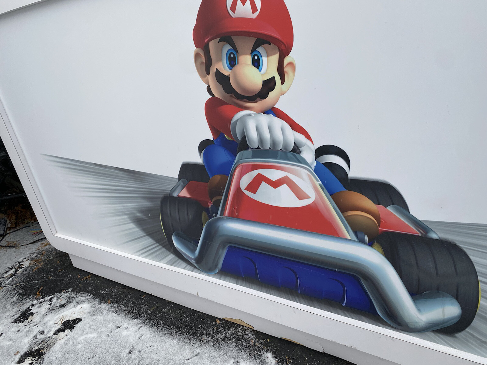 Nintendo Display Cabinet Mario Kart Huge 89”X16.5”X 43.5” Display Shelf ...