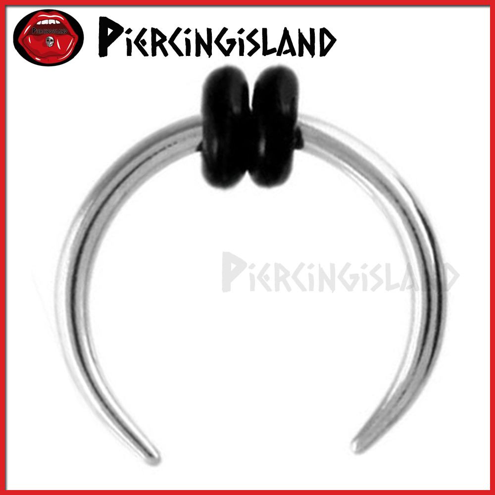 Buffalo Pincher Surgical Steel Awl Horseshoe Septum Body Ear Nose Ring ...