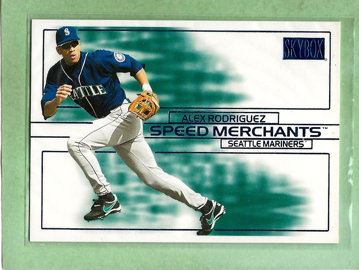 ALEX RODRIGUEZ - 2000 Skybox "Speec Merchants" - #SM4/10 - Mariners ...