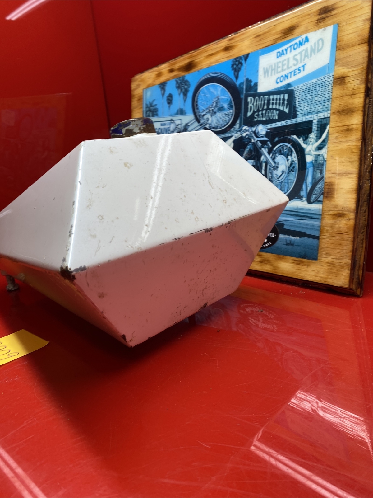 harley chopper prism coffin tank gas Fuel vintage Panhead Sportster ...