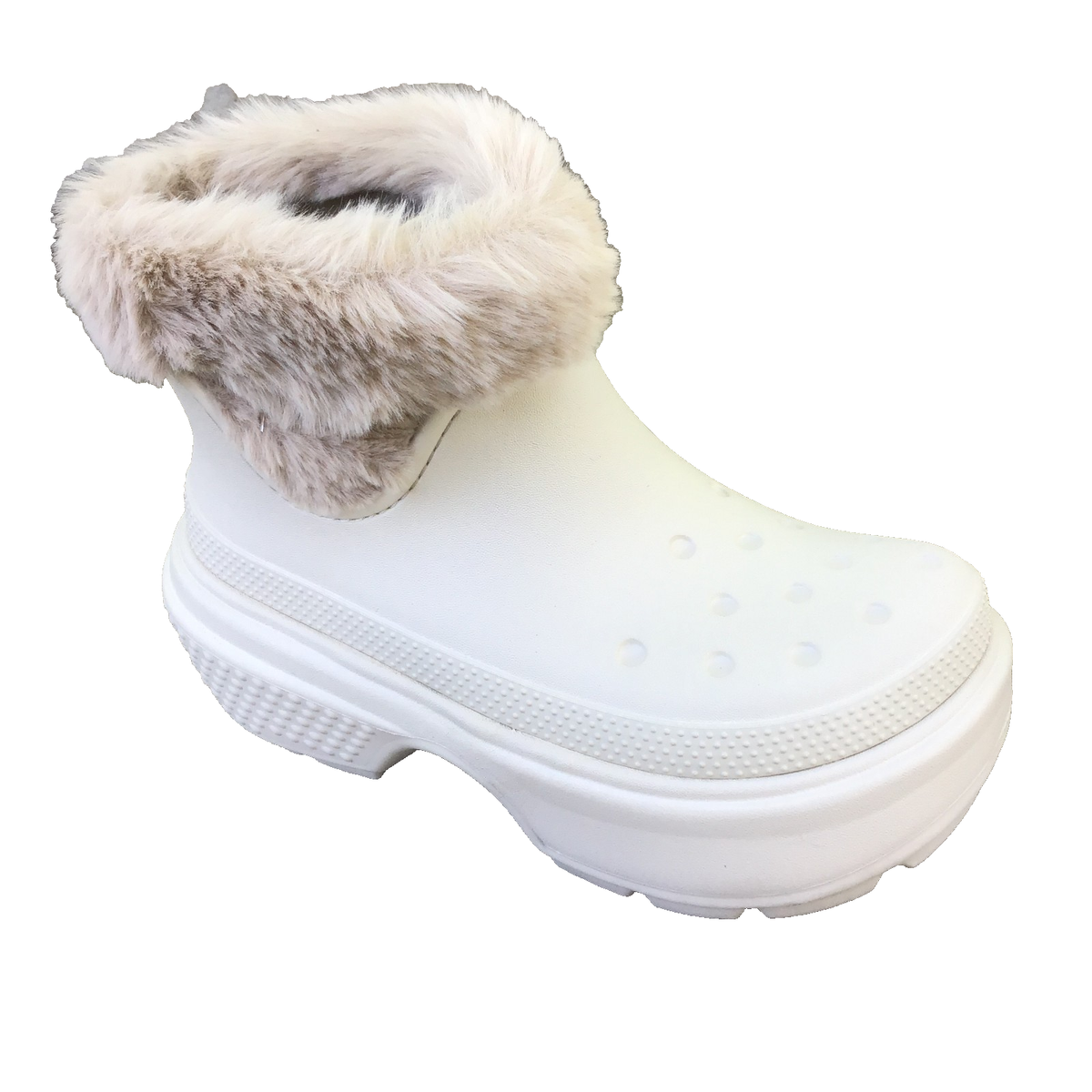 Clog Crocs Snow Boots Womens NWT Crocs Stomp Lined Boot Shoes Womens ...