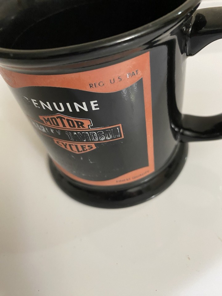 2004 Harley Davidson Genuine Motor Cycles Black & Orange Motor Oil ...