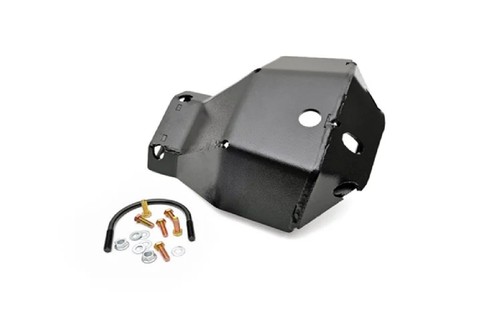 Rough Country Front Black Steel Differential Skid Plates for 07-18 Jeep ...