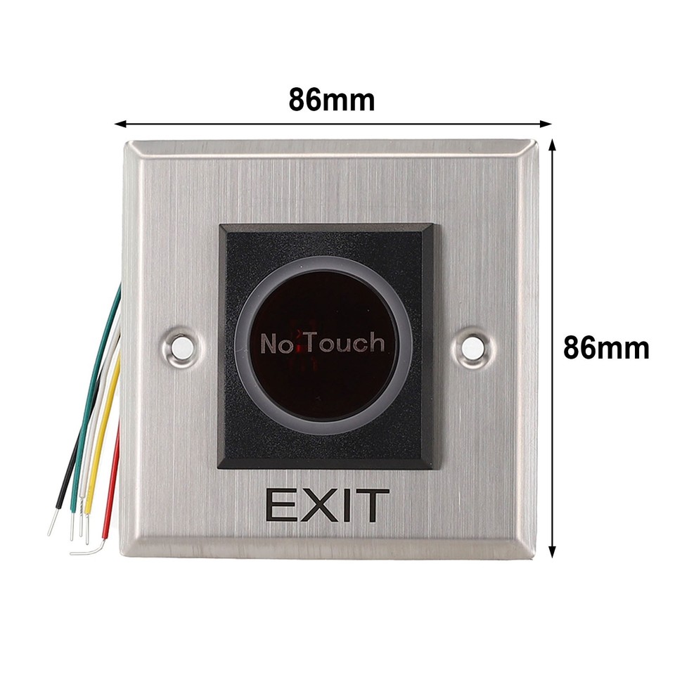 No Touch Request To Exit Button LED Indicator Long lasting Performance ...
