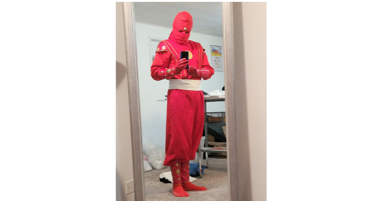Power Rangers Red Ninjetti cosplay costume - Gem