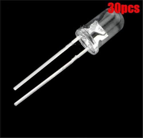 30Pcs F5 5Mm Warm White Round Superbright Led Light Led Lamp hf | eBay ...