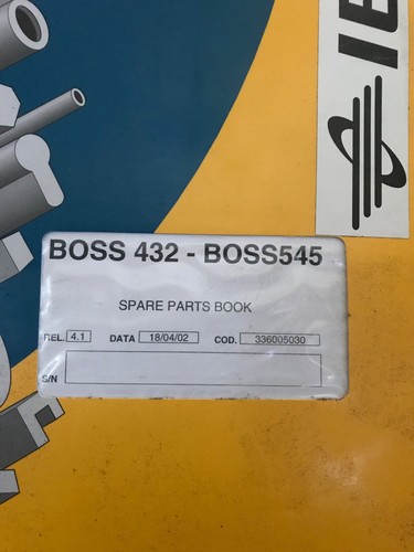 IEMCA Spare Parts Book, BOSS 432- BOSS 545 | eBay
