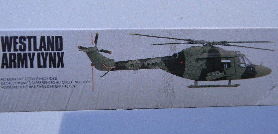 Airfix Westland Army Lynx Kit #03025 1:72 - New | eBay