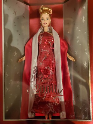 Barbie 2000 Collector Edition Red Silver Millennium #27409 - New ...