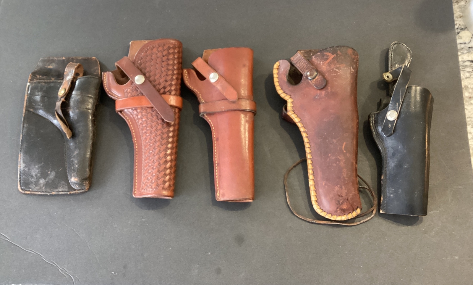 5 Leather Gun Holster Lawrence 680 505 Heiser 419 Daly & Gales 32 ...