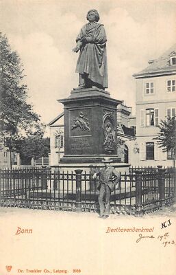 L014 Germany Bonn Beethoven Denkmal Statue vintage postcard | eBay
