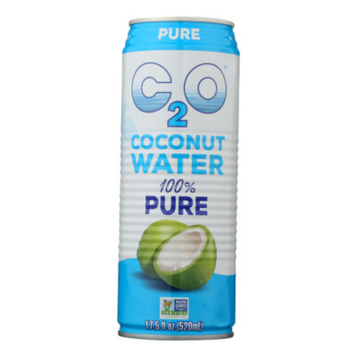 Original Pure Coconut Water Case of 12 X 17.5 Oz By C20 Pure Coconut ...