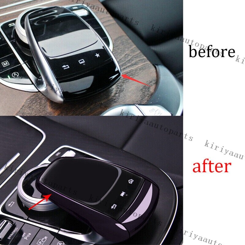 For Mercedes~Benz GLC X253 2016~2019 Black Central Console Mouse Cover ...