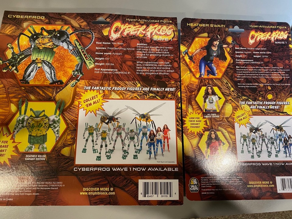 90's CYBERFROG and ALL CAPS HEATHER SWAIN SET! | eBay