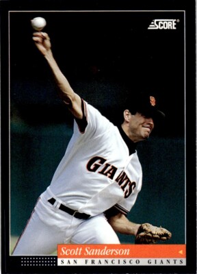 Scott Sanderson #401 San Francisco Giants 1994 Score Baseball Card | eBay