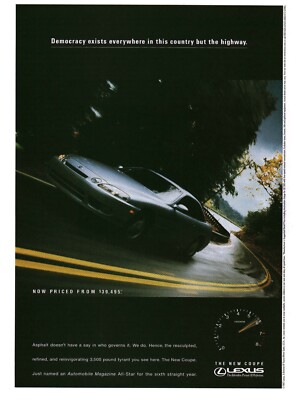 1997 VINTAGE PRINT AD - LEXUS ....LEXUS THE NEW COUPE | eBay