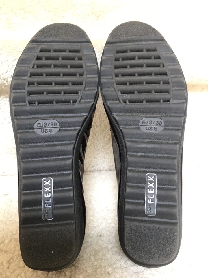 The Flexx Bon Bon Ballet Flats Shoes Women's Leather Medallion Bow | eBay