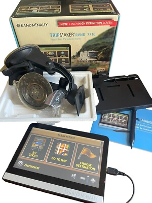 Rand McNally TripMaker RVND 7710 RV GPS 7 in HD Screen WORKS | eBay