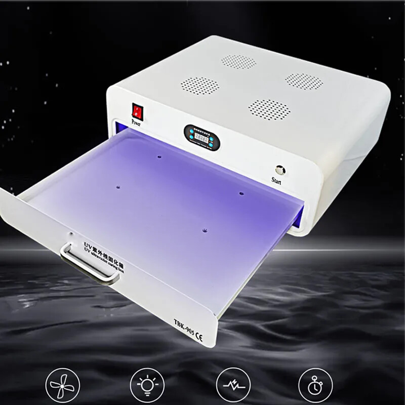 TBK New UV Curing Box Curved Flexible Screen Wrinkle-free LED UV Curing ...