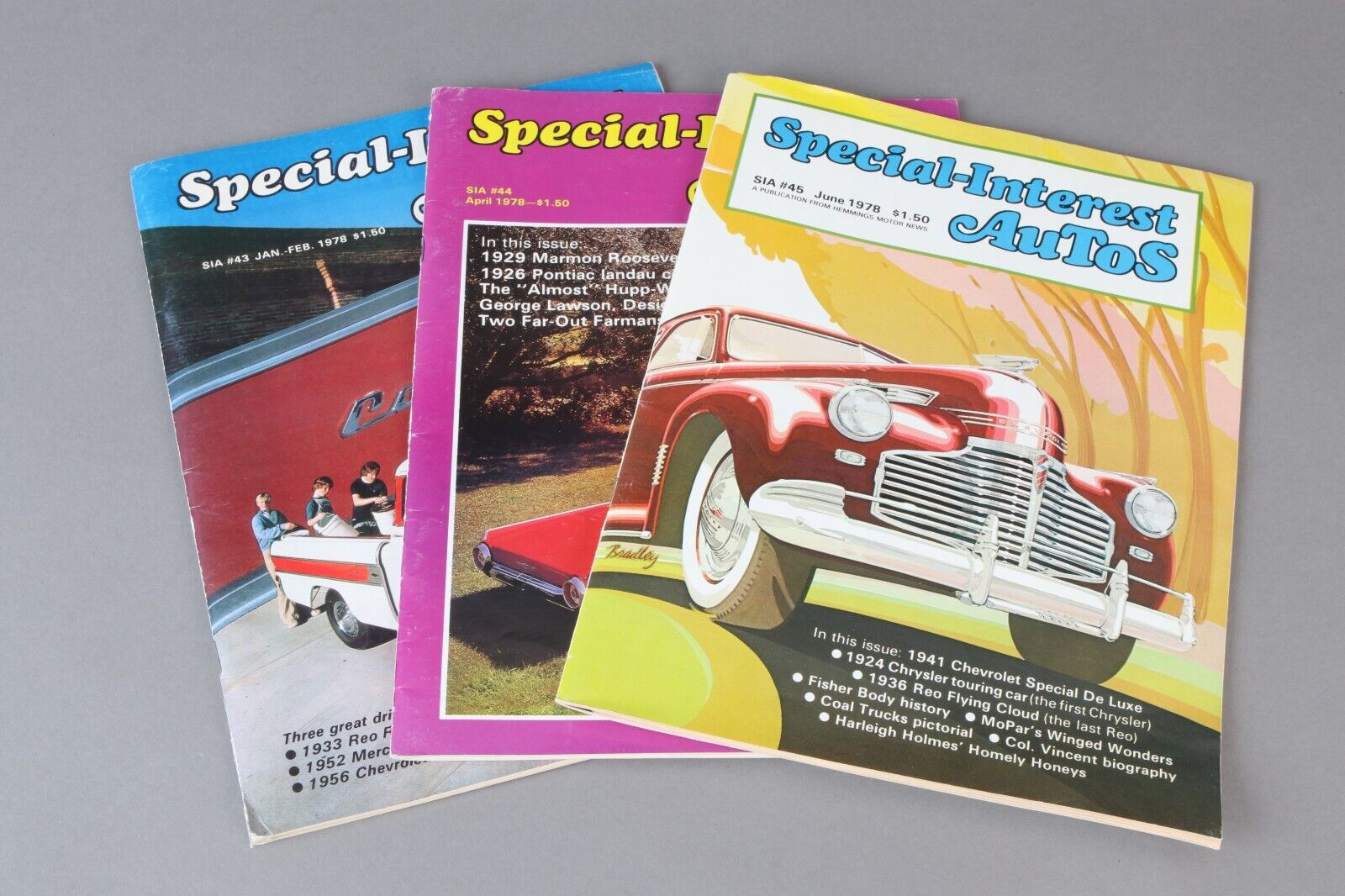 Special Interest Autos Magazine 1978 3 issues | eBay