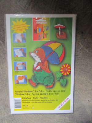 SIMPLICOL+++WINDOW COLOR+++FOLIE UND MOTIVVORLAGEN+++NEU+++OVP | eBay.de