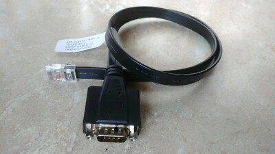 NCR 497-0465037 1432-C337-0007 RJ50 10-pin RS-232 to DB9 Serial Cable ...