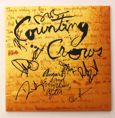 Counting Crows Band Signed Autograph Album Vinyl Record - Adam Duritz ...