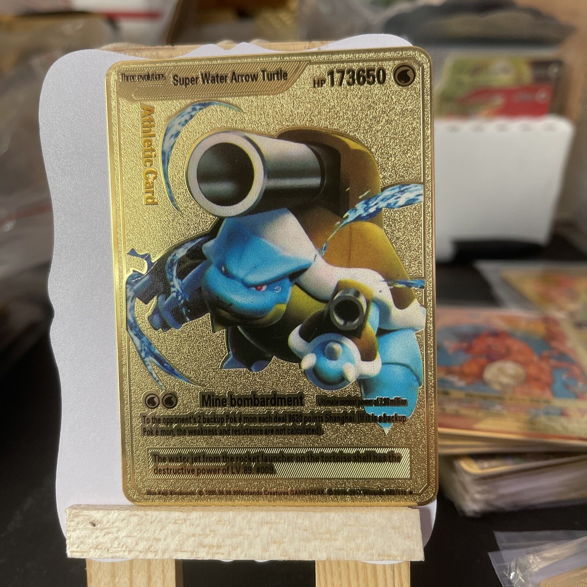 Mine Turtle Pokemon Card