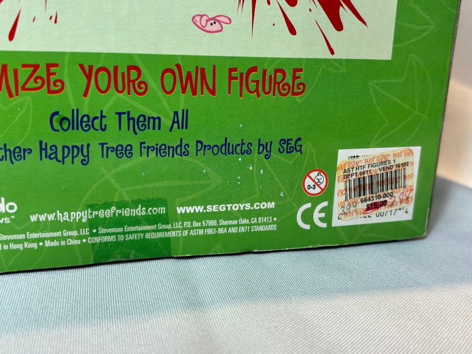 2004 SEG Toys Happy Tree Friends GIGGLES Action Figure In Factory ...