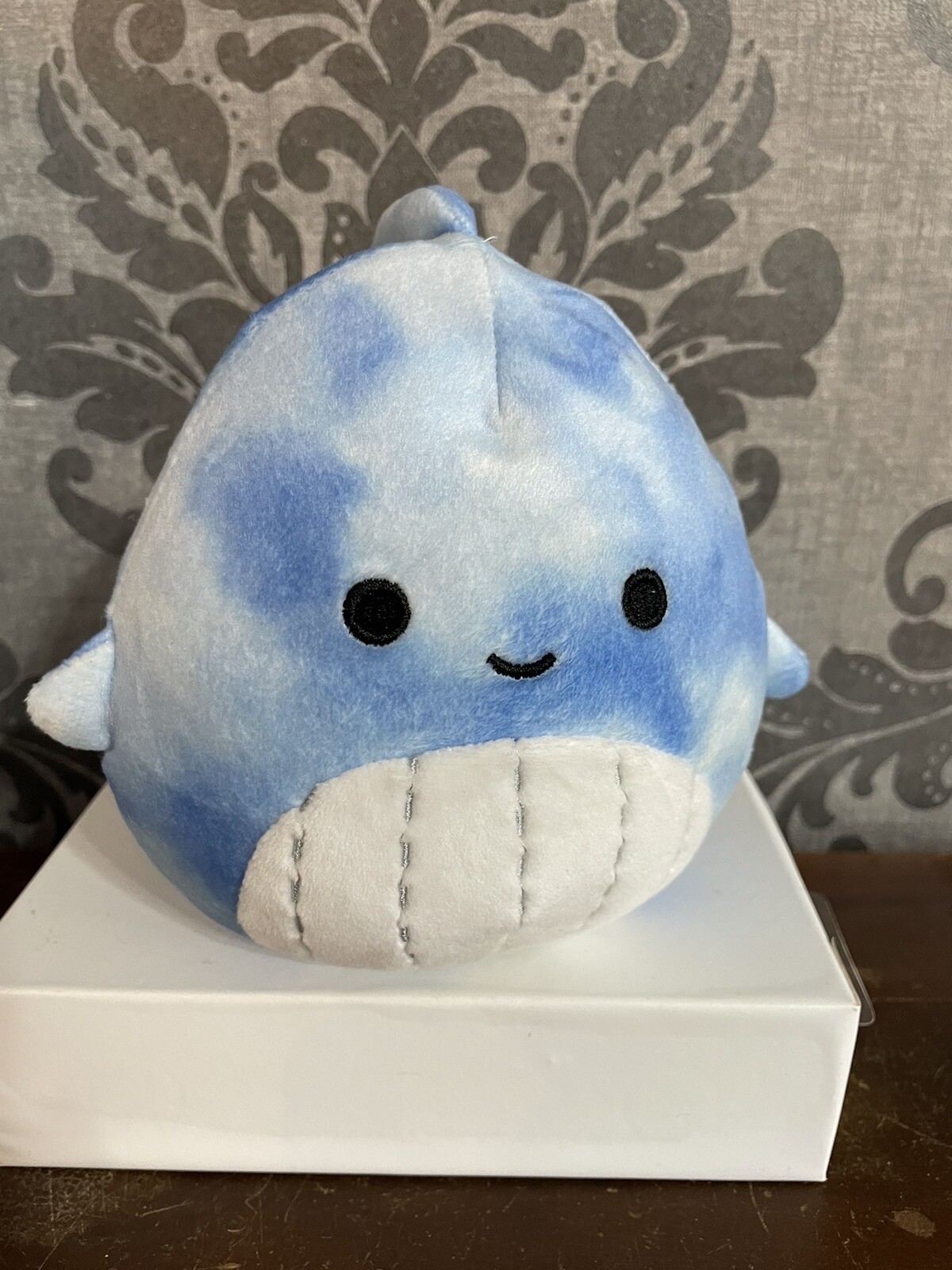 Squishmallows Sperm Whale Samir Plush Sea Squad Life Stuffed Animal ...