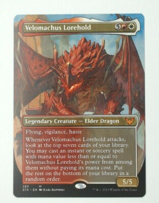 MTG Bling - Showcase - Velomachus Lorehold - Strixhaven: School of ...
