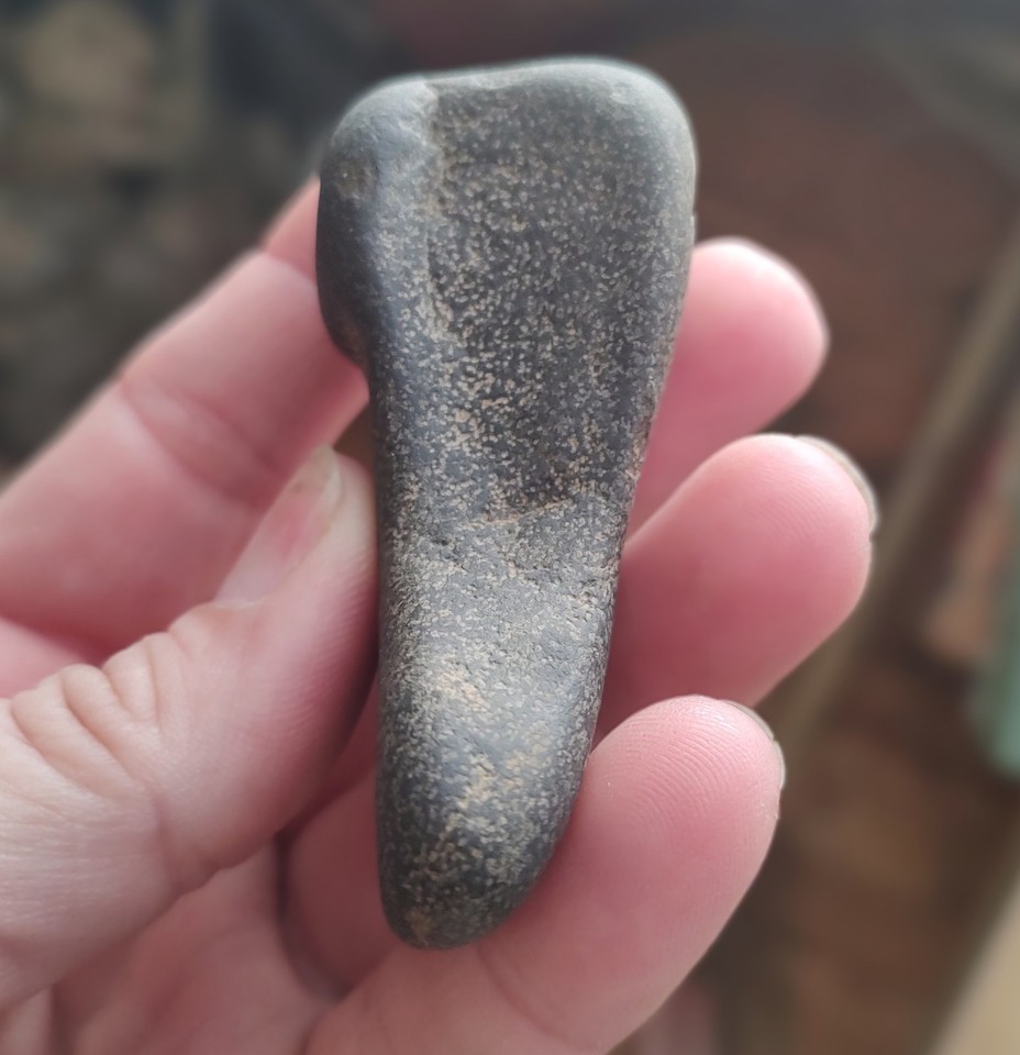 Stone Age Portable Rock Art Effigy Paleo Tool Prehistoric Carving ...