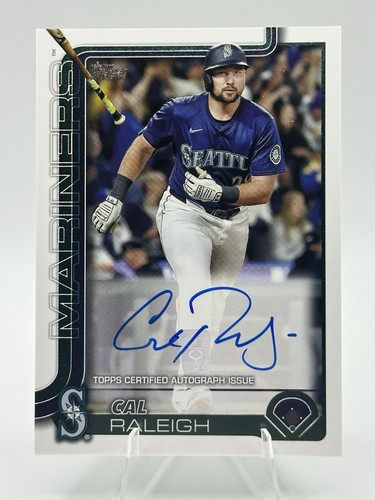 2025 Topps Series 2 - Cal Raleigh - On-Card Auto - Seattle Mariners ...