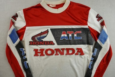 Vintage HONDA ATC Mesh back Jersey Size M Racing Jersey | eBay