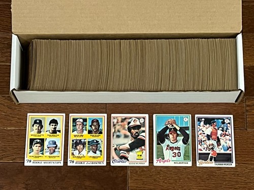 1978 Topps Baseball Complete Set 1-726 EX (Avg) Molitor Murray RC’s ...
