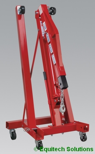 Sealey SC10 1 Tonne Folding Crane Engine Lift Hoist Garage Workshop ...