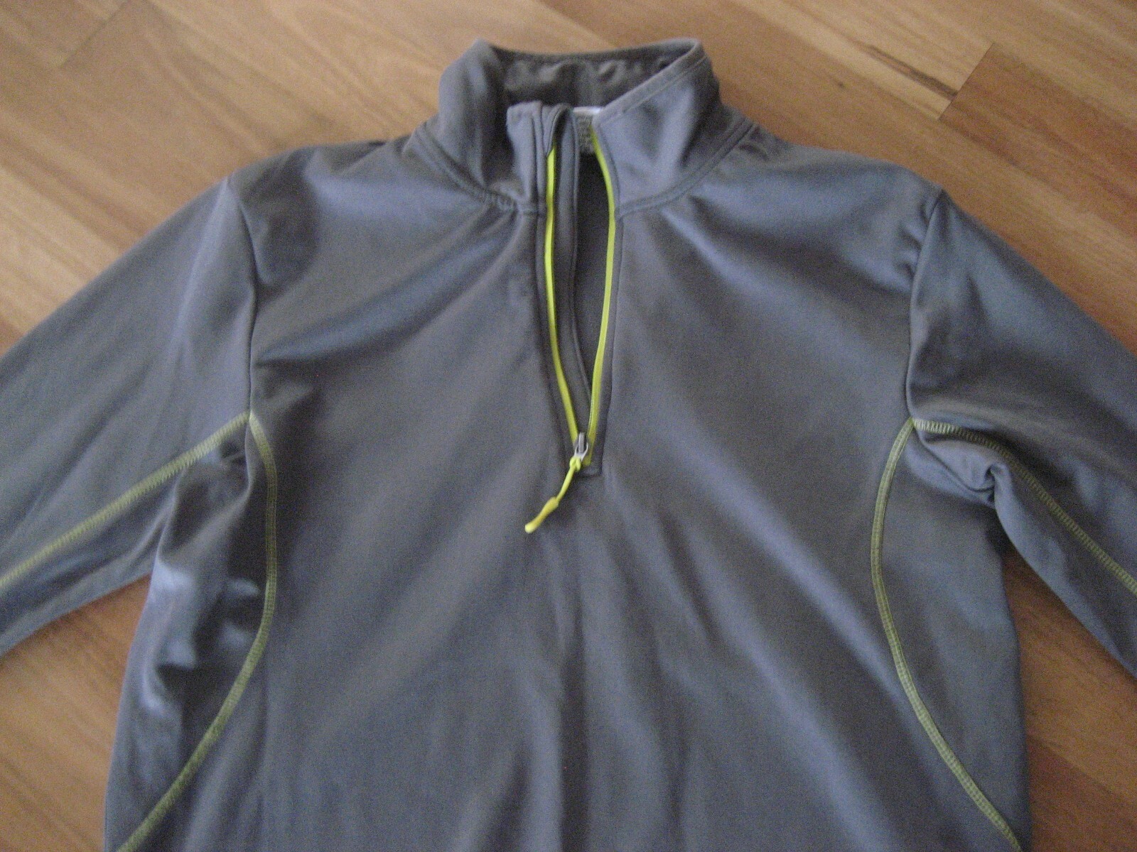 MEN'S GREEN POLYESTER LONG SLEEVE PART ZIPPED TOP BY CRANE SNOW EXTREME ...