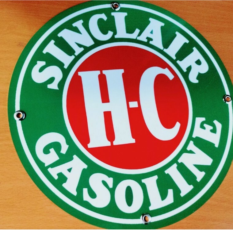 Sinclair HC Gasoline Gas Oil Sign | eBay