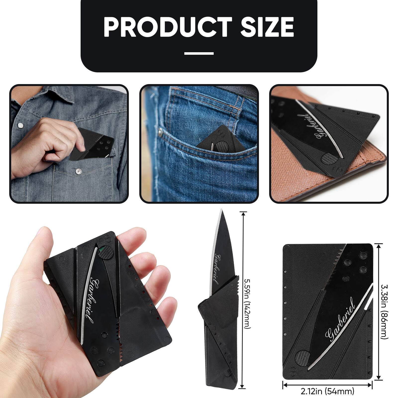 Lot 3-50 Pack Credit Card Knives Folding Wallet Thin Pocket Survival ...