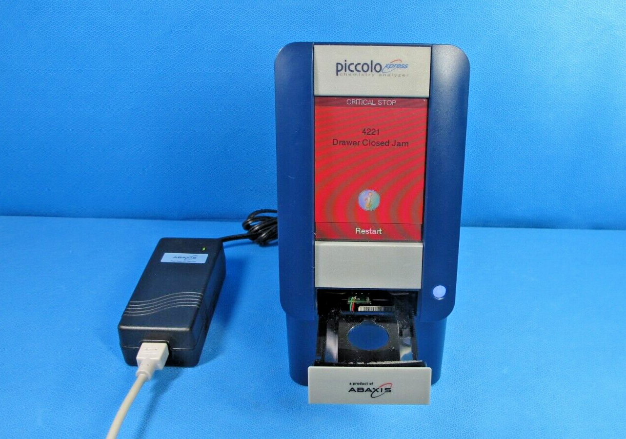 Abaxis Piccolo Xpress Chemistry Blood Analyzer Model 110-1000R. Rev. A ...