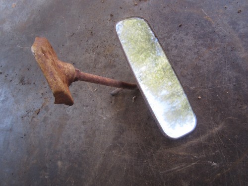 60-63 FORD FALCON RANCHERO INTERIOR REAR VIEW MIRROR OEM | eBay