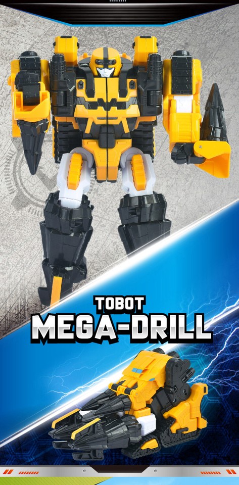 Tobot V Galaxy Detectives 8" Figure Vehicle Transformer Robot Boy Toy ...