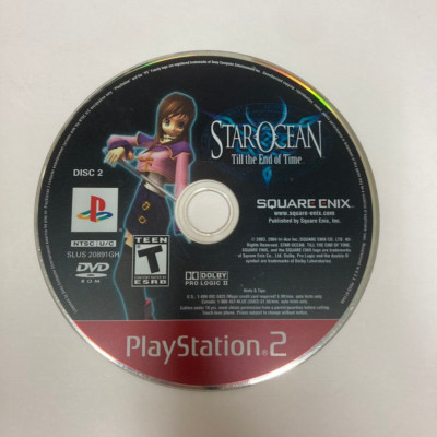 PlayStation 2 PS2 Star Ocean Till the End of Time Game Tested ...